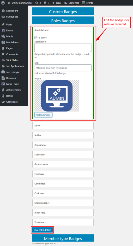 BuddyPress User Badges - Knowledge Base | BuddyBoss Resources