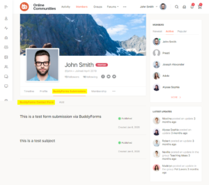 BuddyForms Members - Knowledge Base | BuddyBoss Resources