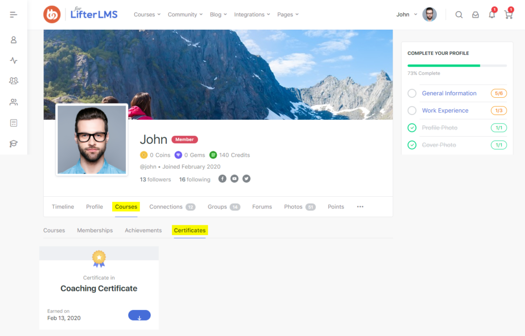 LifterLMS - BuddyPress Integration - Knowledge Base | BuddyBoss Resources