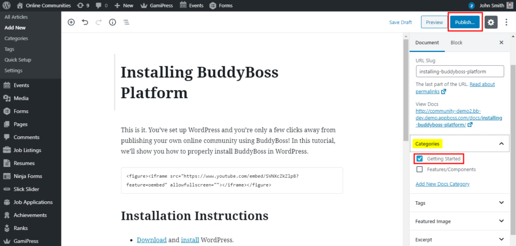 BetterDocs - Knowledge Base | BuddyBoss Resources
