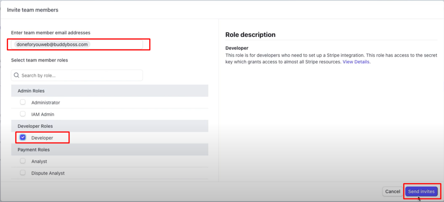 How to add BuddyBoss as a Developer to your stripe account - Knowledge Base | BuddyBoss Resources
