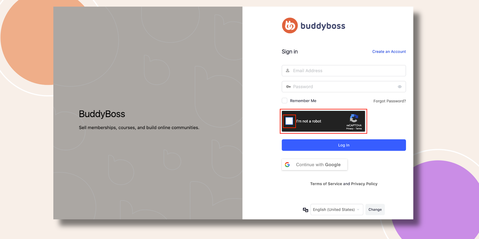 Google reCAPTCHA - Knowledge Base | BuddyBoss Resources