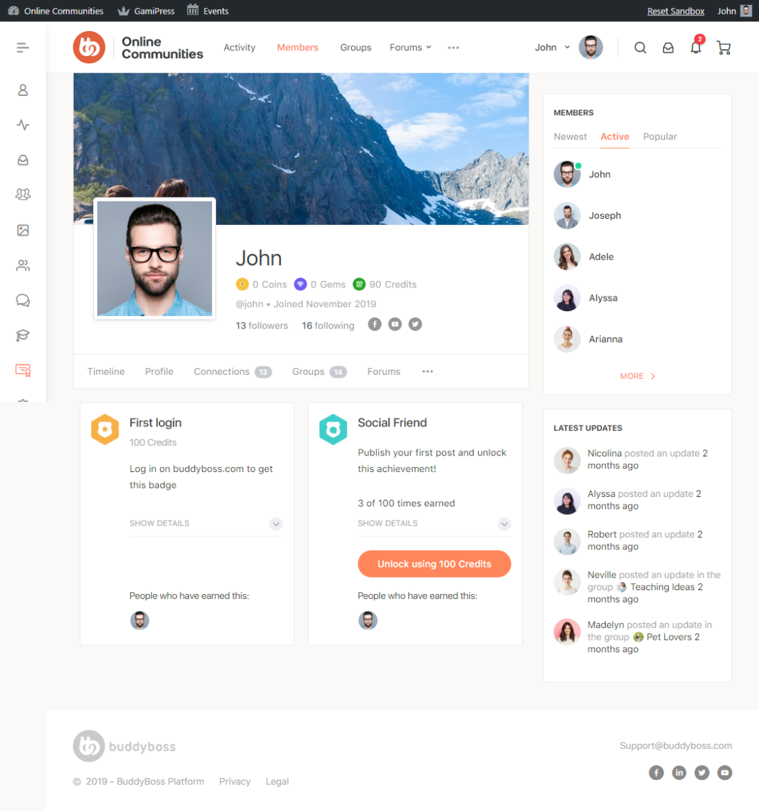 GamiPress | BuddyBoss