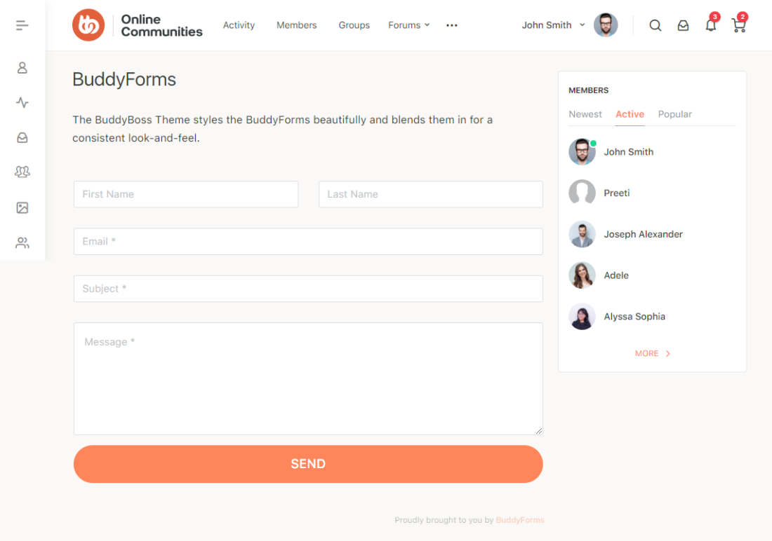 BuddyForms | BuddyBoss