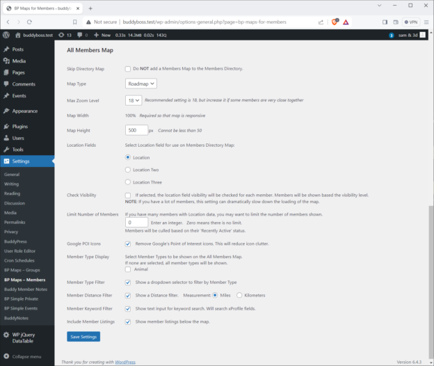 BP Maps for Members | BuddyBoss