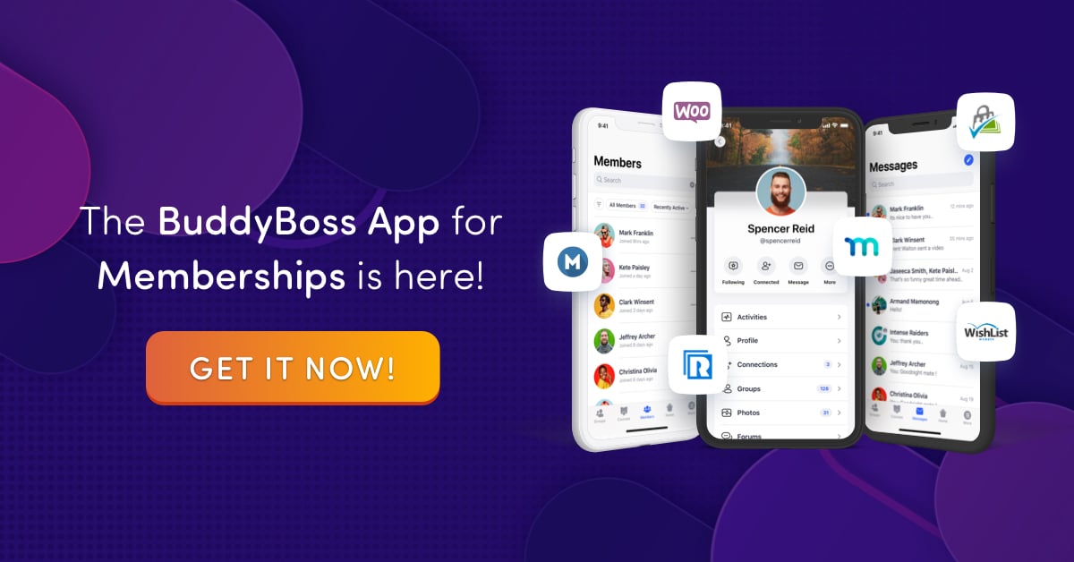 Mobile App for Memberships • BuddyBoss