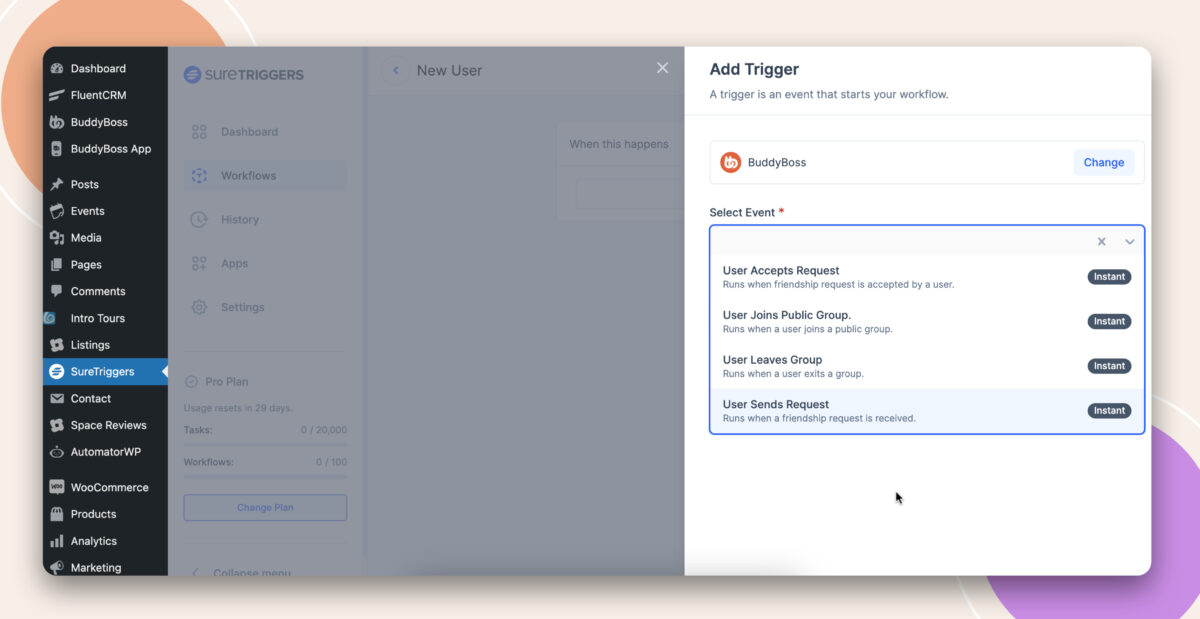 SureTriggers | BuddyBoss