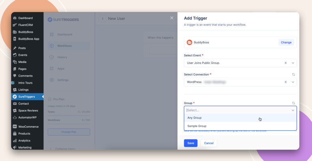 SureTriggers | BuddyBoss