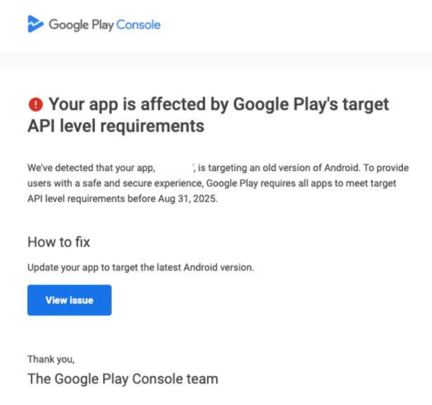 Google Play Target API Level Update | BuddyBoss